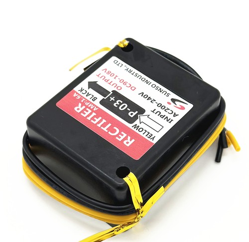 1PC Motor Brake Rectifier Module Device P-03 1.6A AC200~240V DC90~108V ...