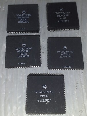 Atari 520 1040 Ste Ordinateur 5 X Motorola 68000 Processeur CPU 68 Pin ...