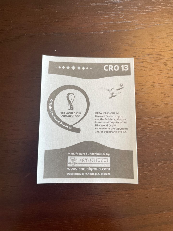 Luka Modrić CRO 13 2022 Panini FIFA World Cup Sticker Qatar 2022 | eBay