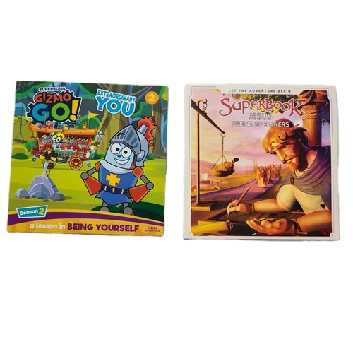 Lot Of 2 Superbook DVDs CBN Animation In Cardboard Sleeves - Gizmo ...