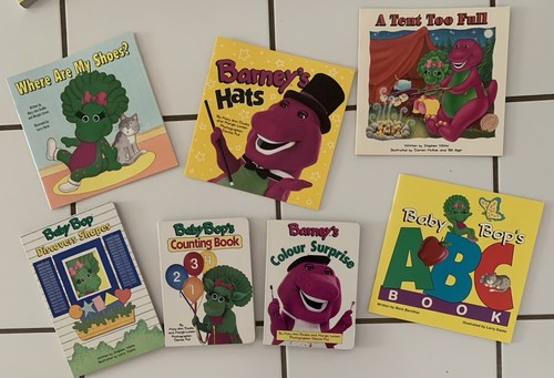 Rare Barney The Dinosaur 1993 Books And Sales Brochure For 13 Launch ...