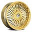 Azara Wheel AZA-526 22x8.5 5x4.5/120 38mm Gold AZA-52622853838NG for ...