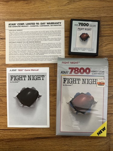Fight Night Atari 7800 Cartridge, Manual And Box 77000502049 | eBay
