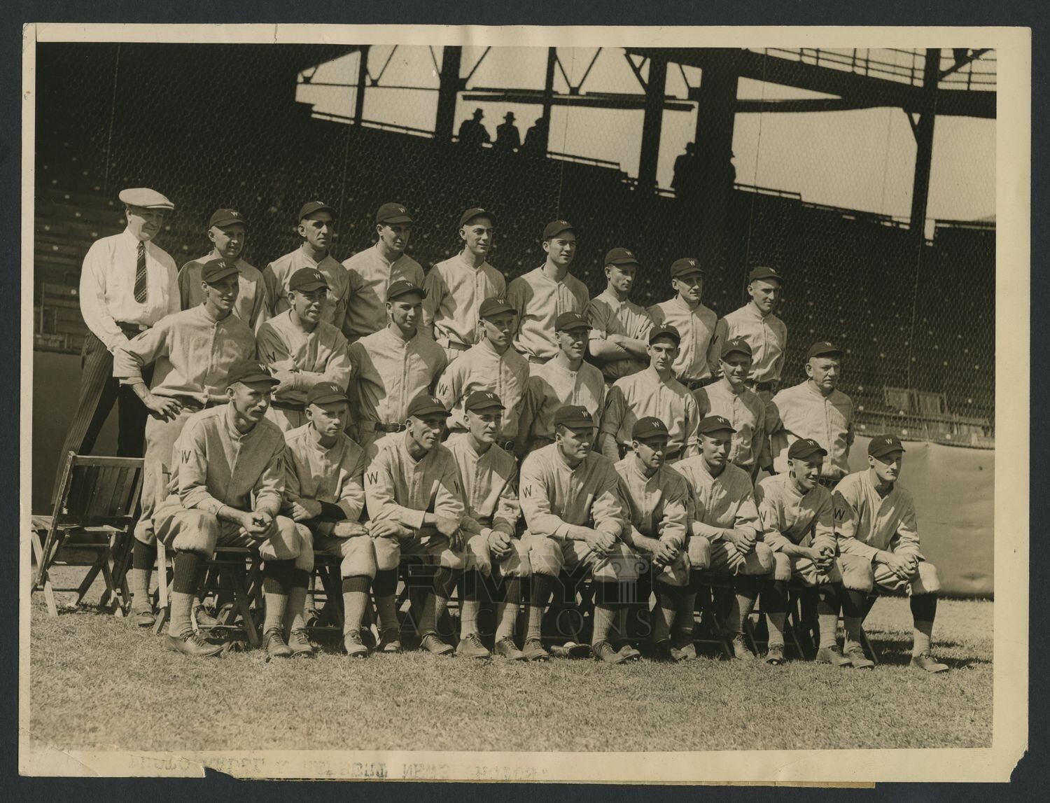 1924 Washington Senators Team Photo World Series Champs Baseball ...