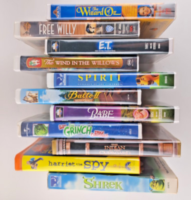 Lot of 11 VHS Tapes - Movie Mix WB, MGM, Universal, DreamWorks ...
