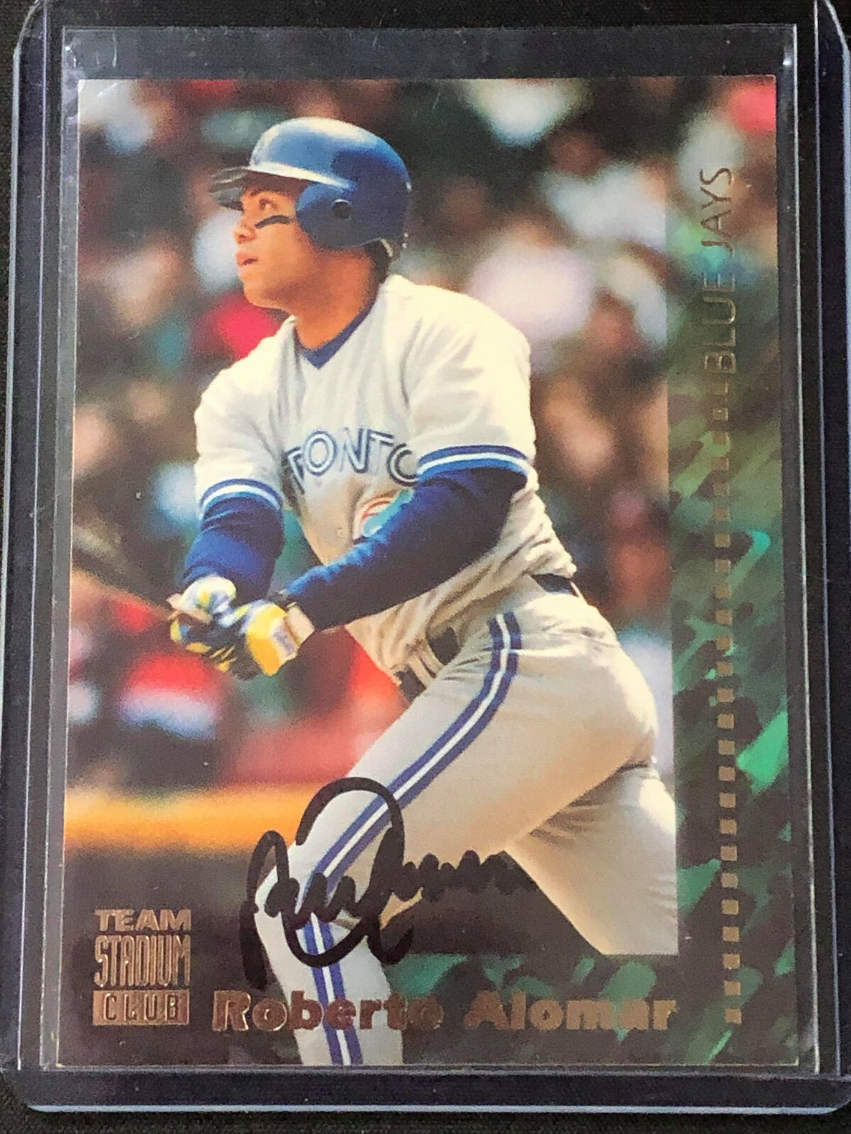 1994 Topps Team Stadium Club Roberto Alomar Autograph #153 | eBay
