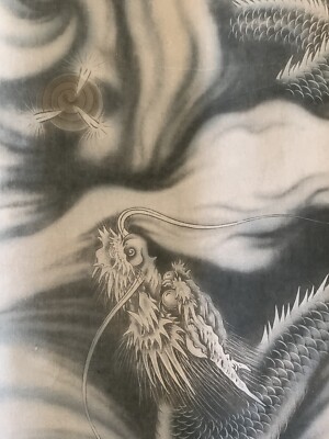 japanese hanging scroll dragon | eBay