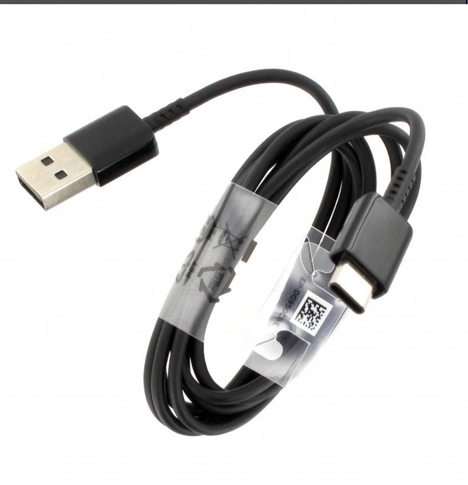 SAMSUNG ORIGINAL USB DATA CABLE, EP-DG950CBE, BLACK, TYPE-C, GH39 ...