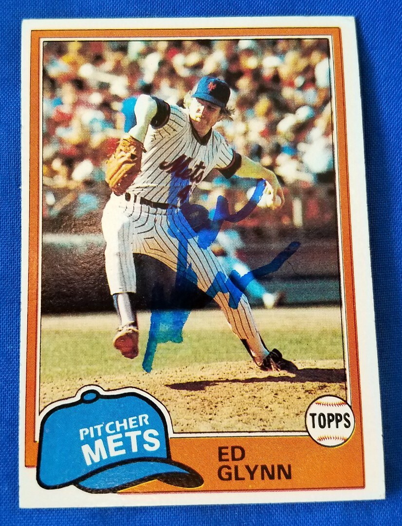 Ed Glynn Autographed Topps 1981 #93 Baseball Card New York Mets | eBay
