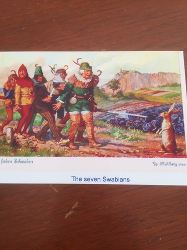 1990s Photo postcard The Seven Swabians | eBay