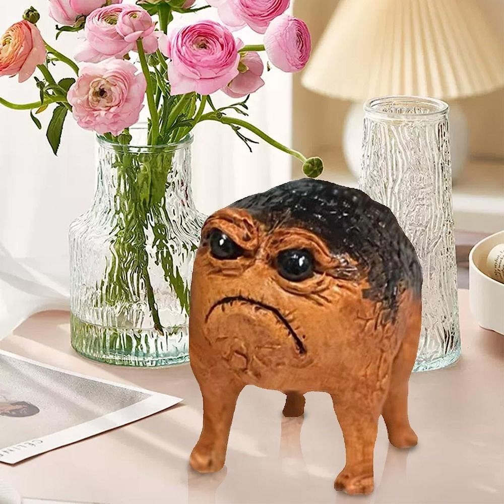 Home Office Decor African Rain Frog Handmade Craftwork Resin Statues ...