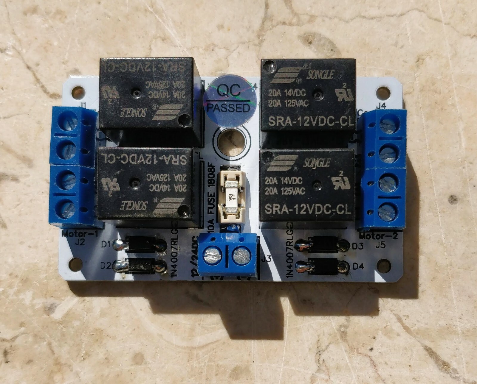 Dual Channel Relay Module Solar Panel Sun Tracking Control Board DIY ...