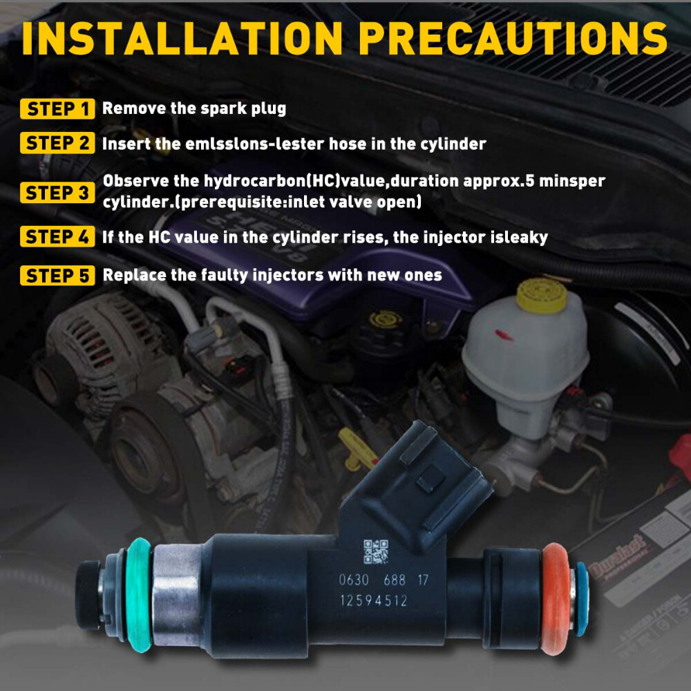 Fit For 2007 2008 2009 Chevrolet GMC 5.3L 6.0L V8 8pcs FUEL INJECTORS ...