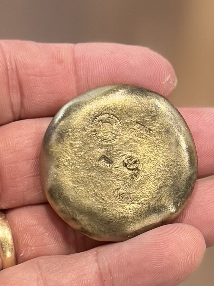 Hand Poured Gold America Coin, 83 Grams, Almost 3ozt !! Read ...