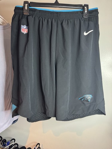 Nike Dri-Fit NFL On Field Carolina Panthers TEAM ISSUED Training Shorts ...