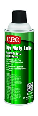 CRC Dry Moly Lube (Net Weight: 11 oz.) 16 oz Aerosol Can Dark Gray High ...