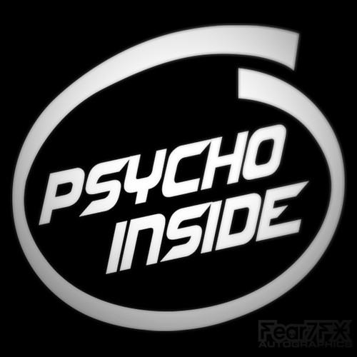 Psycho Inside Decal Sticker For Car Van Window Bumper Caravan 4x4 Truck ...