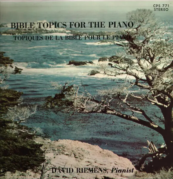 David Riemens Bible Topics For The Piano NEAR MINT Chapel Vinyl LP ...