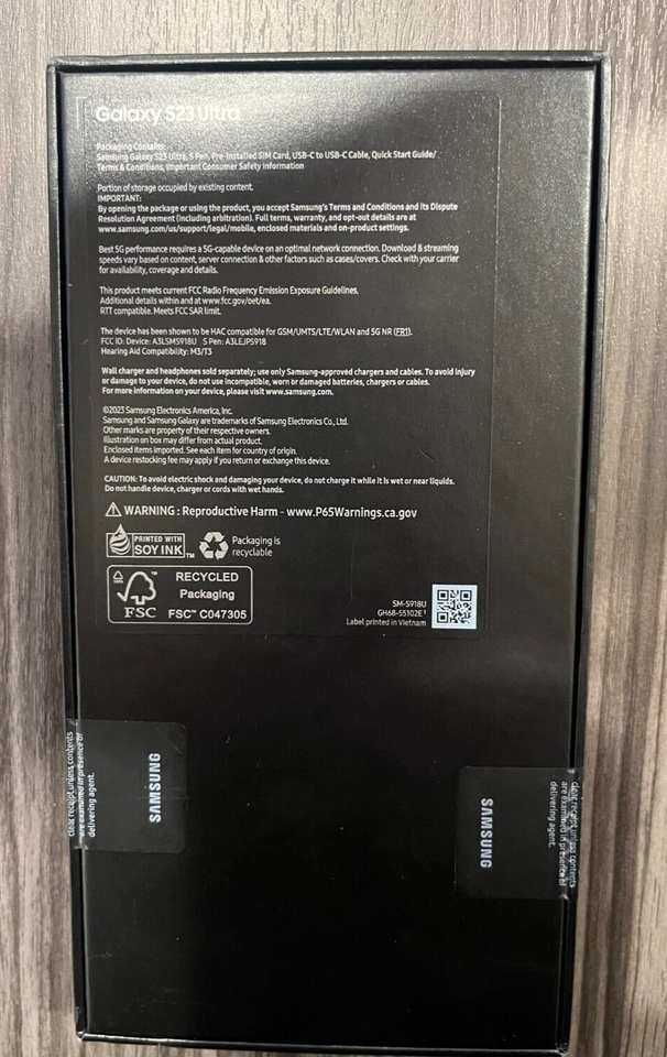 Samsung Galaxy S23 Ultra - 256 GB - Lavender (Verizon) SMS918ULIV | eBay