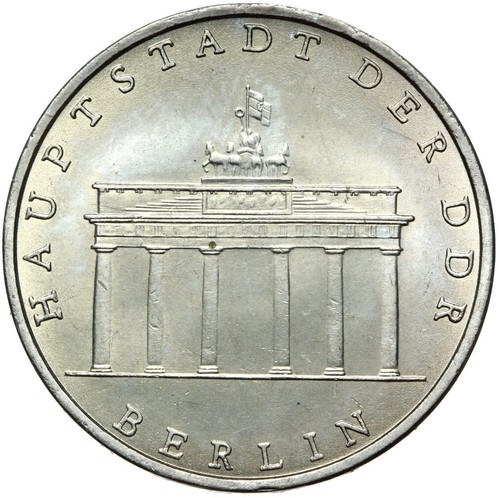 Commemorative coin - East Germany GDR - 5 Mark 1971 Brandenburg gate ...