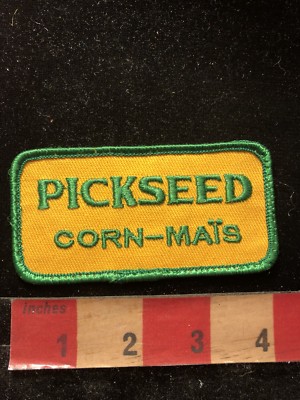 PICKSEED CORN MATS Advertising Patch 83D6 | eBay
