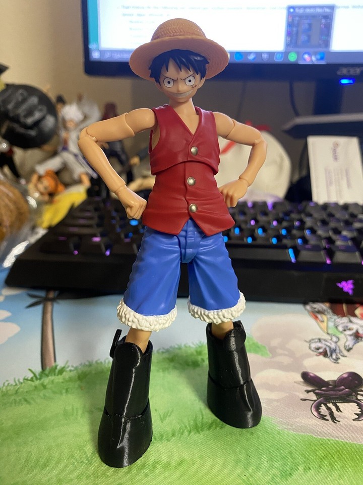 SH Figuarts Monkey D Luffy Egghead Boots Accessory | eBay