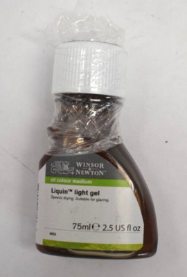 Winsor & Newton Liquin Light Gel Medium 75mL Bottle Glazing Clear 2.5oz ...