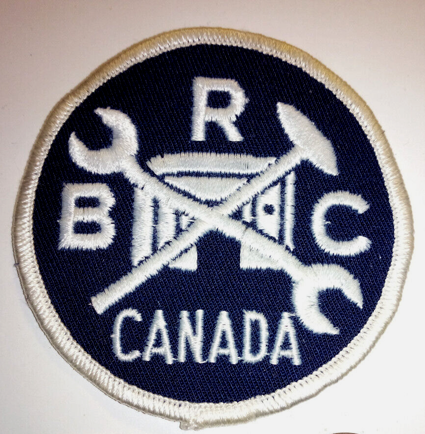 Vintage BRC Brotherhood of Railway Carmen Canada Patch Badge Crest | eBay