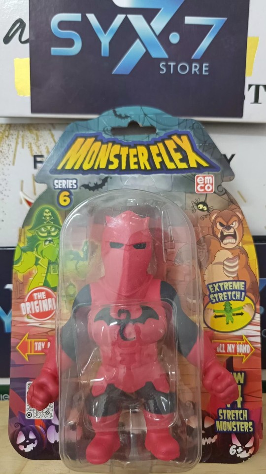 Monster Flex Series 6 Super Stretchy Figure MALAYSIA CARD RARE to ...
