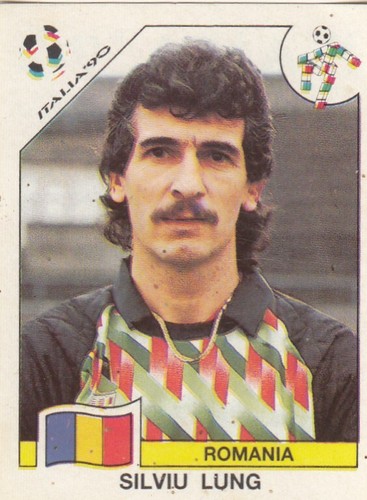 Sticker SILVIU LUNG Romania FIFA WC Italy 1990 ITALIA 90 Decje novine ...