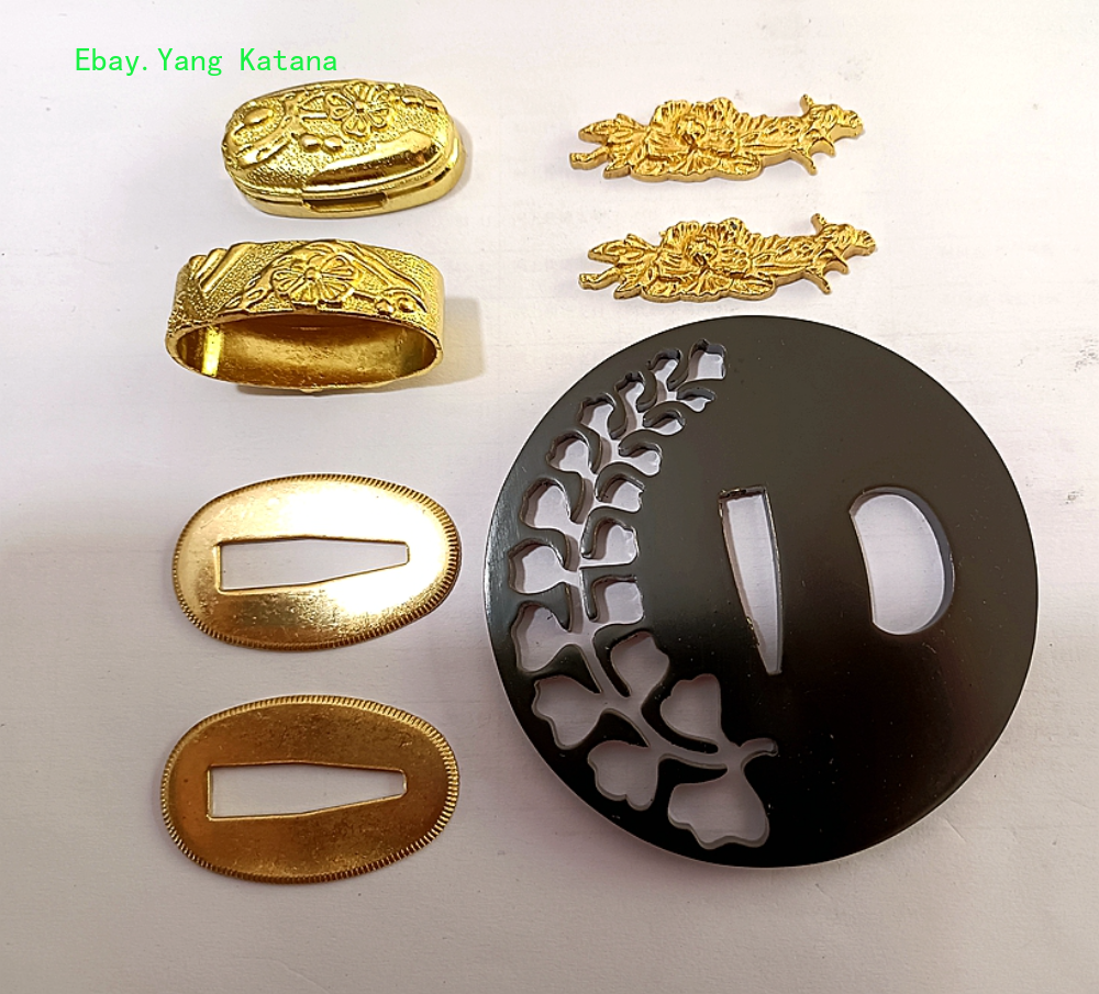 Wonderful Iron Tsuba Guard Suit for Japan Samurai Katana Wakizashi ...