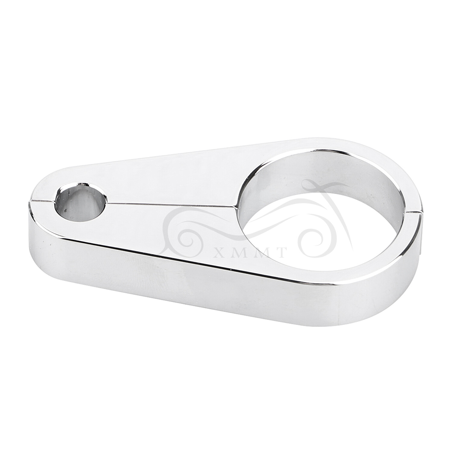 Chrome 1.25" Brake Line Clutch Cable Handlebar Frame Clamps For Harley ...