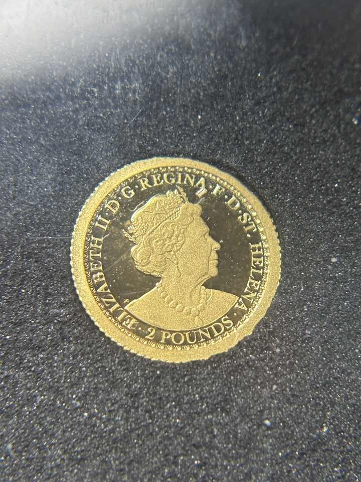 2022 St. Helena East India Company Una & The Lion 1/2g .999 Fine Gold ...