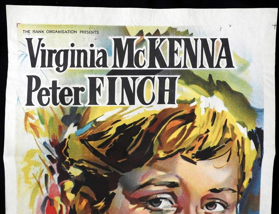 A TOWN LIKE ALICE Original Australian Daybill Movie Poster Peter Finch ...