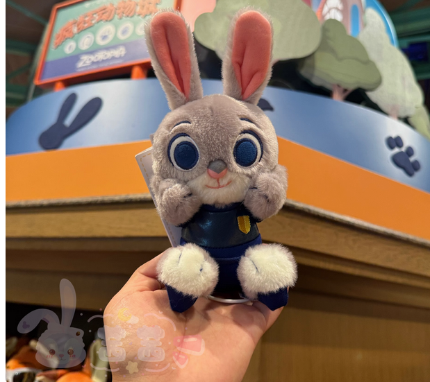 Authentic Shanghai Disney 2024 Zootopia Judy shoulder Mini pal plush ...