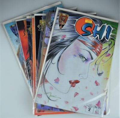 SHI CRUSADE COMICS - LOT OF 7 COMICS - #2,3,5,7,8,9,10 - MODERN AGE ...