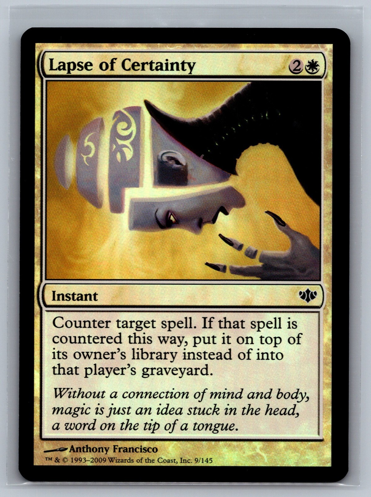 Magic The Gathering Conflux Lapse of Certainty #9/145 Foil MTG TCG CCG | eBay