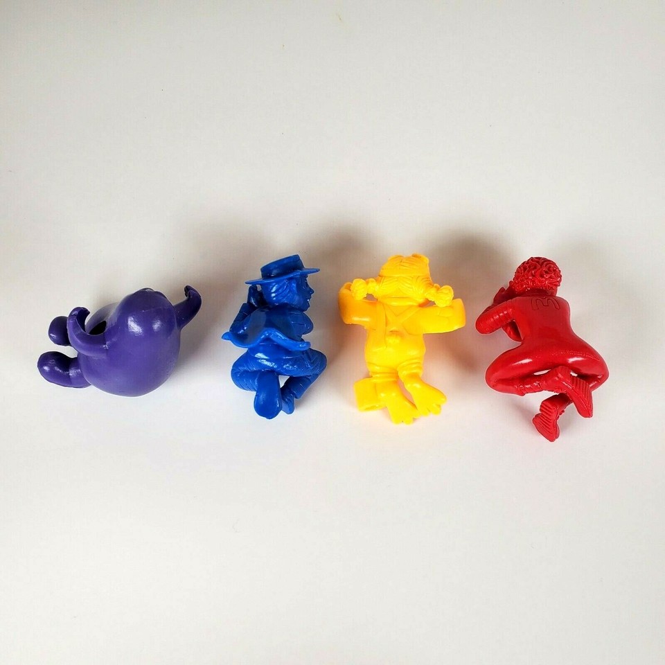 McDonald's Straw Hugger Topper Hamburglar Grimace Ronald Birdie Set of ...