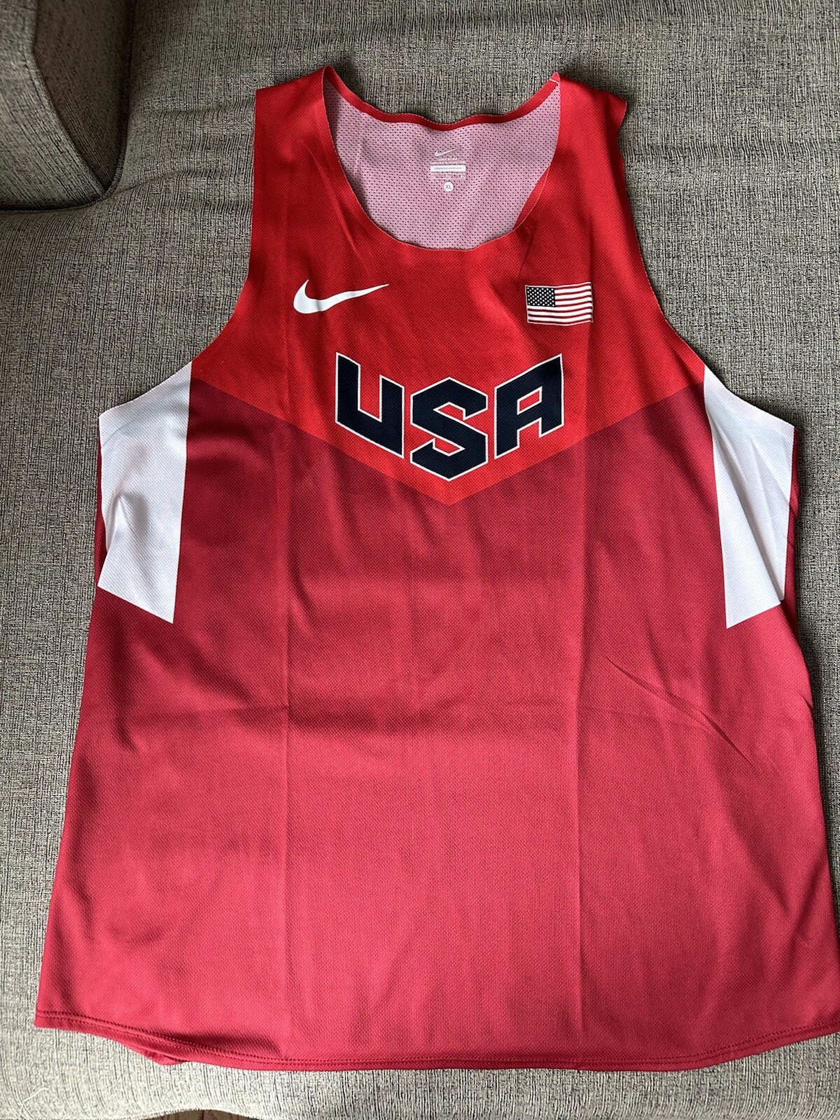 Nike Pro Elite Team USA Olympic Singlet Distance Men … - Gem