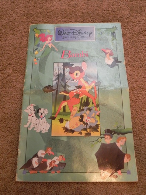The Walt Disney Treasure Chest Bambi 11 X 17 1/2 Inches for sale online ...