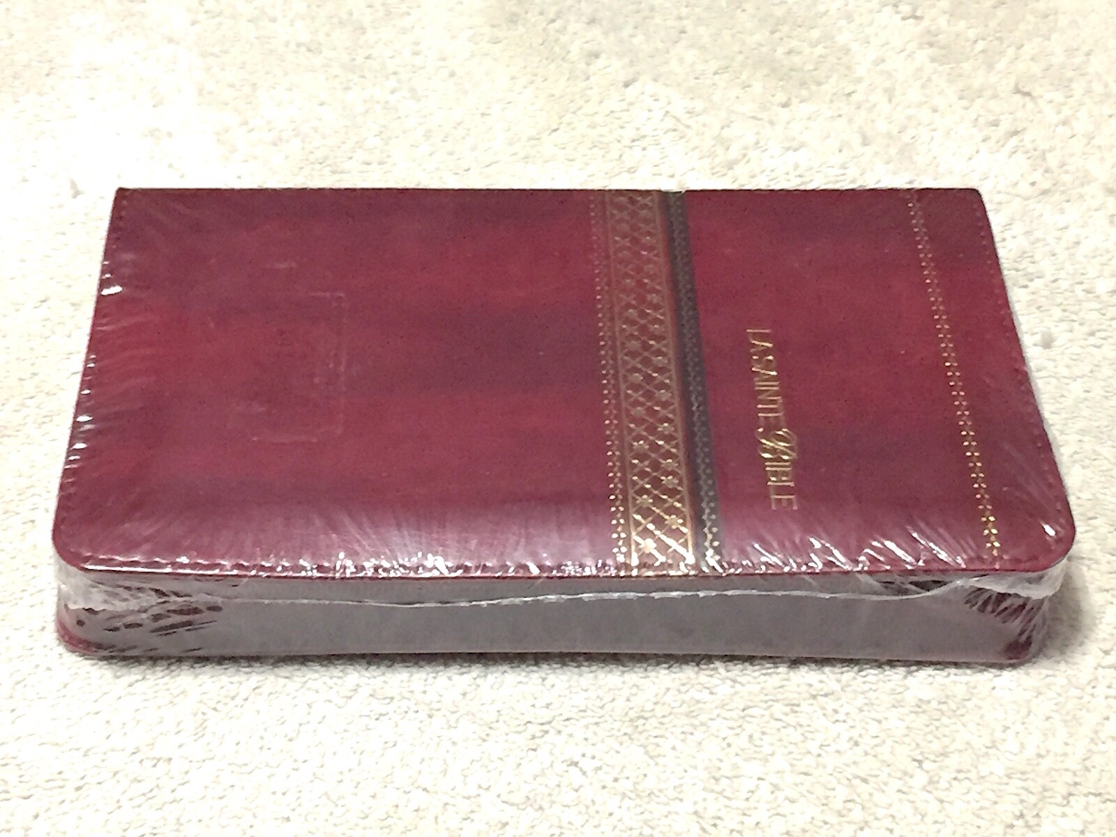 French Bible, La Sainte Bible- Louis Segond 1910 Burgundy Im Leather ...