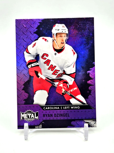 Ryan Dzingel /199 PURPLE SPECTRUM 2020-21 Metal Universe #62 Carolina ...