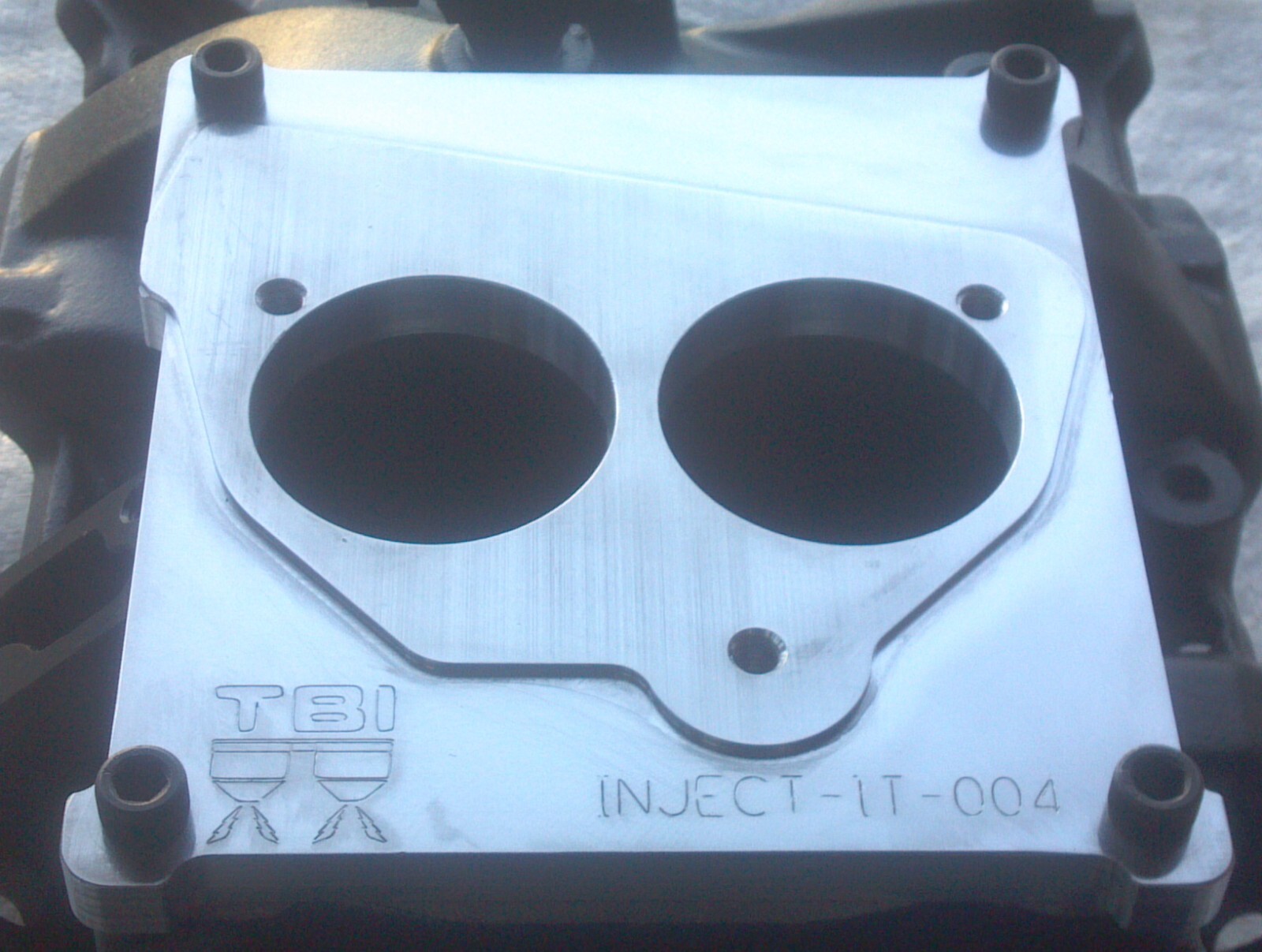 54mm = 2 1/8" TBI - SPREADBORE CARB INTAKE MANIFOLD ADAPTER Vortec ...