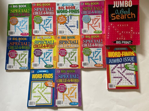 Kappa Word Find Search Circle 2 Jumbo Books Lot of 12 Like New | eBay