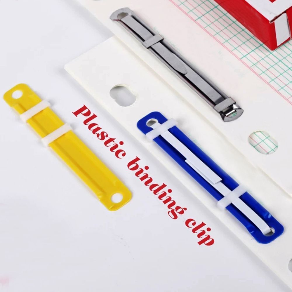 Notepad Hinged Rings Document Fasteners Loose-leaf File Folder Binding ...