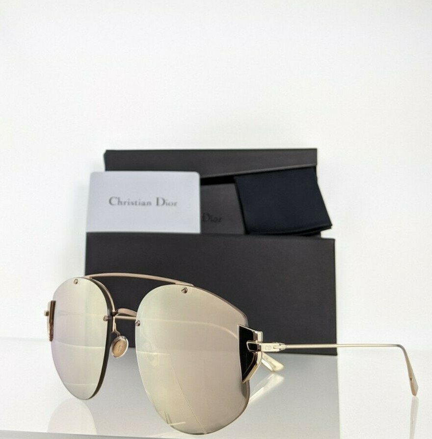 Brand New Authentic Christian Dior Sunglasses STRONGER J5GSQ Gold 58mm ...