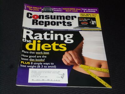 2007 JUNE CONSUMER REPORTS MAGAZINE - RATING THE DIETS COVER - O 14870 ...