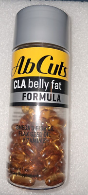 Ab Cuts CLA Belly Fat Formula ~ Omega 3 Flax Seed Oil Vitamin E ...