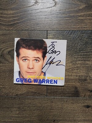 Greg Warren one star wonder CD **Autographed Copy** RARE | eBay