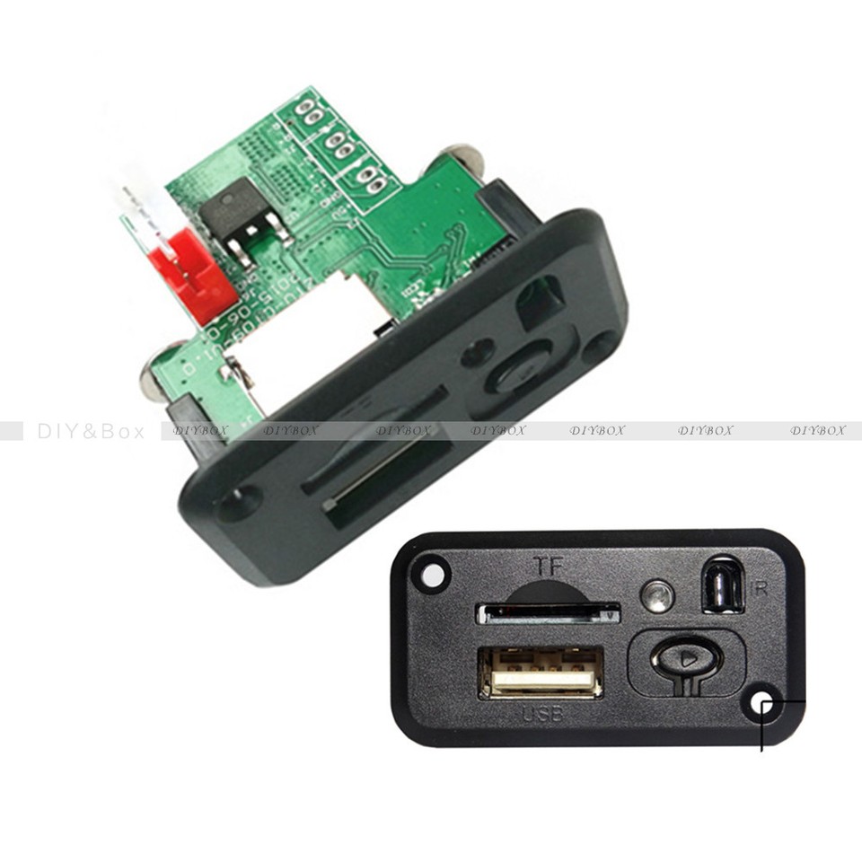 MP3 Decoder Board USB/TF/ Reader IR Remote Bluetooth/FM Car Audio Board ...